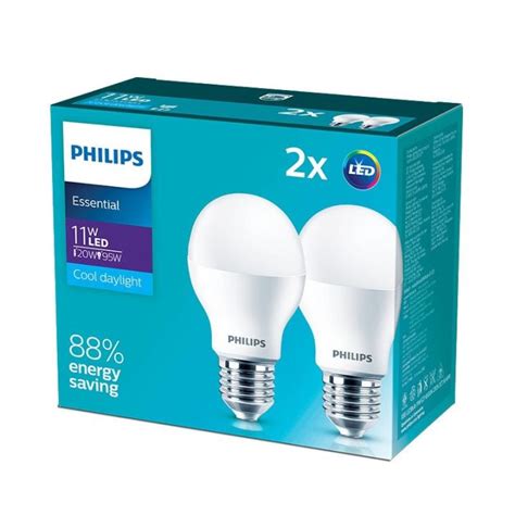 Philps หลอดไฟแอลอีดีบัลบ์ฟิลลิปส์ รุ่น Essential Led Bulb ขนาด 11 วัตต์
