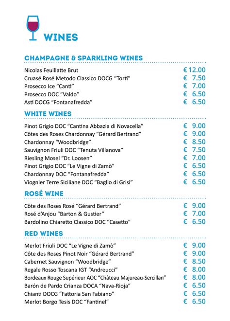 Todos Los Precios De Las Bebidas En La Flota De MSC Cruceros En 2023