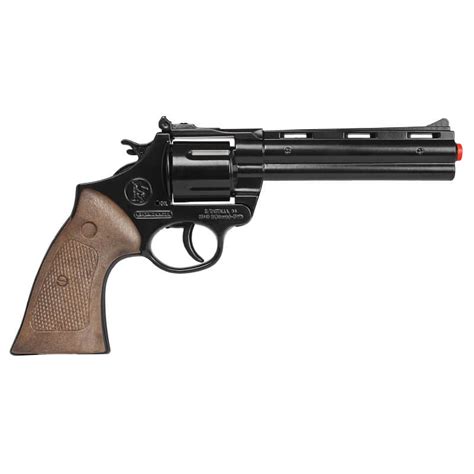 Gonher Toys Colt Python Style Cap Gun Revolver Black Vintage