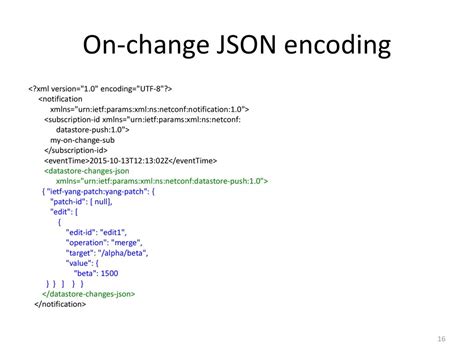 Subscribing To YANG Datastore Push Updates Draft Netconf Yang Push 00