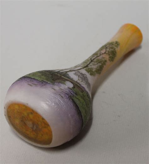 Bargain Johns Antiques Legras Signed Cameo Art Glass Vase Bridge