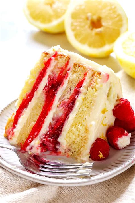 Lemon Raspberry Cake Lemon Raspberry Layer Cake
