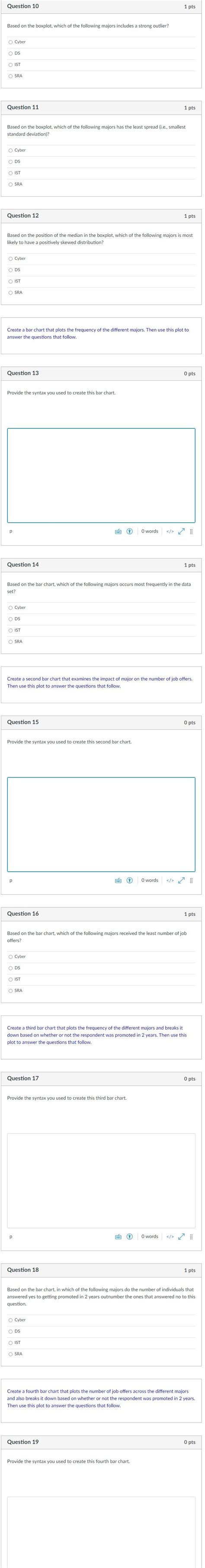 Only Answer Questions 10 11 12 14 16 18 20 Chegg