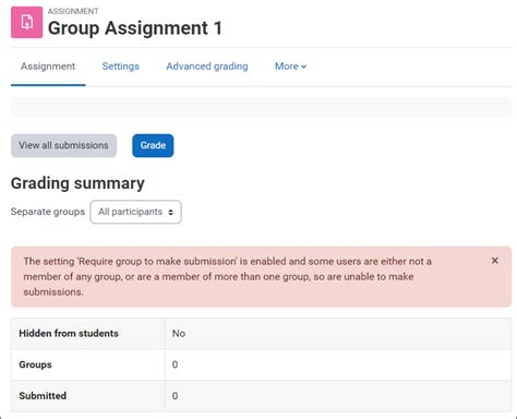 Creating Group Assignments