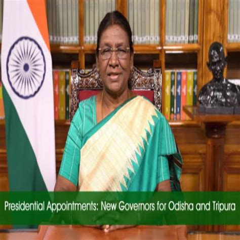 Presidential Appointments New Governors For Odisha And Tripura