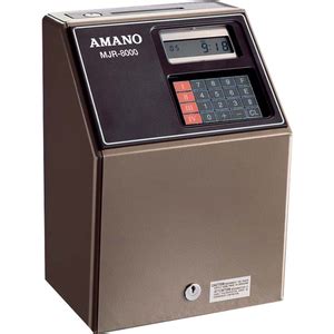 Amano Mjr 8000 Computerized Time Recorder 250 Employee Twizio