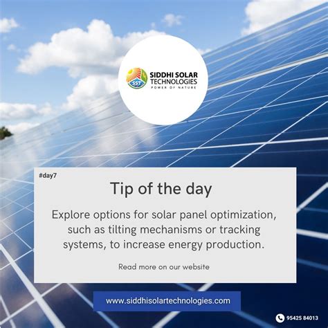 How To Optimize Your Solar Panels For Maximum Output Siddhi Solar Technologies Posted On The