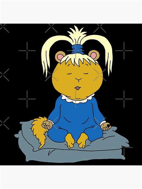 Meditating Nadine From Arthur Art Poster For Sale By Ethereal Enigma