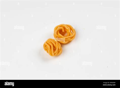 Murukku Small Spiral Murukku Which Is Very Spicy And Tasty Isolated