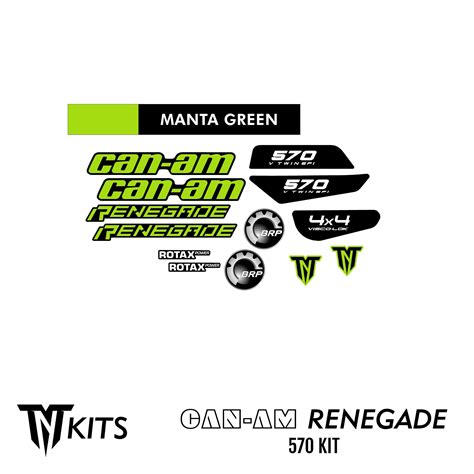 Can Am Renegade 570 Xmr Decal Kit Tnt Kits