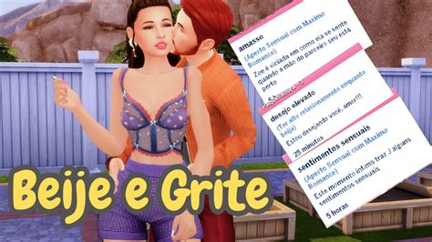 Mod Kiss N Grind Beijos Quentes Buffs👄beije E Grite Interações Românticas Thesims 4