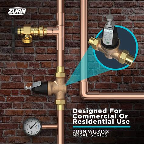 Wilkins Model Nr3 Pressure Reducing Valve With Integral Bypass Check