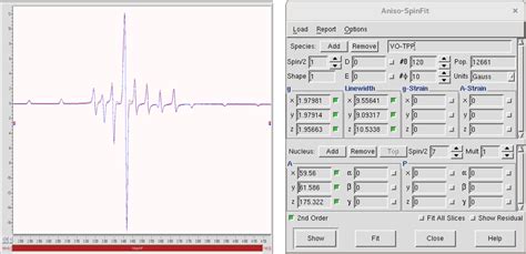 EPR Spectrum Simulation Bruker