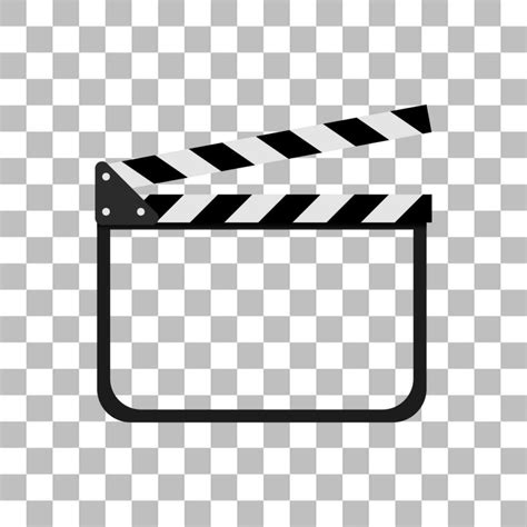 Clapper Board Icon With A White Background 26755966 Vector Art At Vecteezy