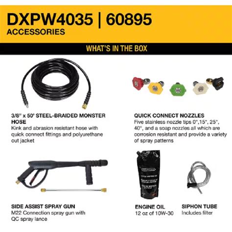 DEWALT DXPW4035 4000 PSI 3 5 GPM A Gasolina Hidrolavadora Limpiadora