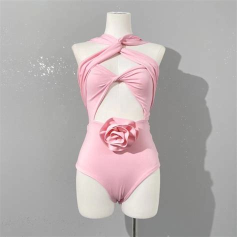BORVEMAYS 속이 빈 섹시한 점프 슈트 슬림 민소매 단색 D 꽃 기질 비키니 반바지 여름 신상품 WZ AliExpress