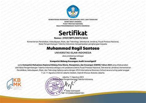 Muhammad Ragil Santoso On Linkedin Kbmk2023 Top10