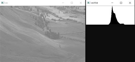 Opencv 그레이스케일의 히스토그램 분석