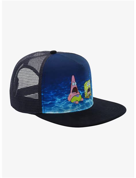 Spongebob Squarepants Underwater Snapback Hat Spongebob Squarepants Spongebob Snapback Hats