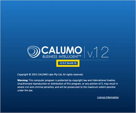 Checking Calumo Version Calumo Documentation