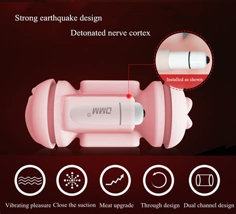 DMM Fun Light Double Head Vagina Mouth Vibration Men Masturbator Sex Toys EBay UK