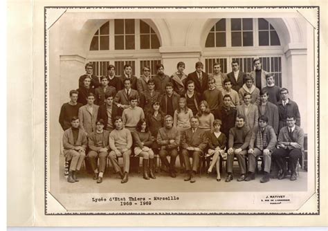 Photo De Classe Math Sup Htac De 1968 Lycée Thiers Copains Davant