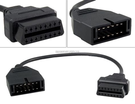 Купити перехідник GM12 12 pin Daewoo ВАЗ ЗАЗ на OBD2 з доставкою по