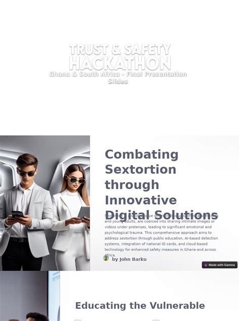 Combating Sextortion Through Innovative Digital Solutions Pdf Cloud