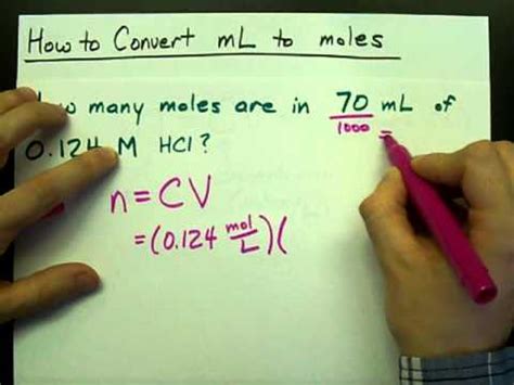 Coleen Deuermeyer How To Calculate Volume Of A Mole