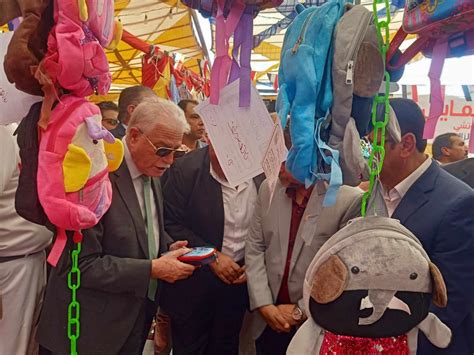 تخفيضات 30 محافظ جنوب سيناء يفتتح معرض أهلا مدارس بالطو مصراوى