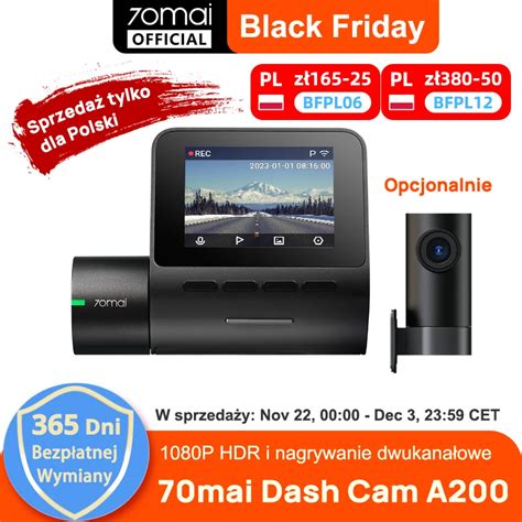 Mai Dash Cam A P Obs Uga Obrazu HDR H Obs Uga Monitora Parkingowego Dwukana Owego