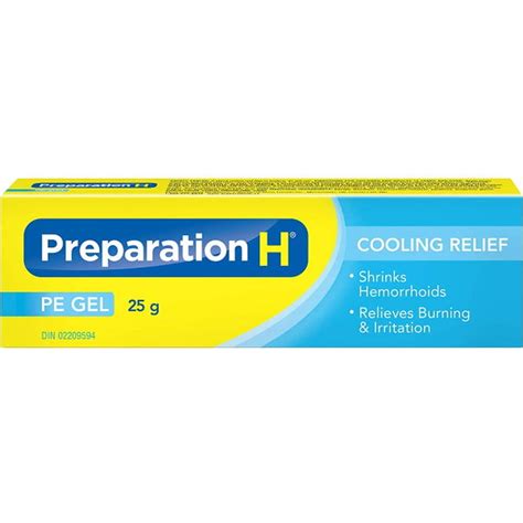 Preparation H Cooling Relief Pe Gel With Phenylephrine And Witch Hazel