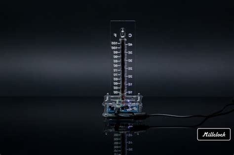 In Nixie Tube Thermometer Nixietherm Fully Assembled Rgb Etsy