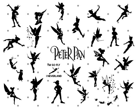 Tinkerbell SVG Bundle Peter Pan Svg Tinkerbell Svg Flaying To Etsy Canada