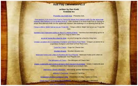 roll play generators v2 0
