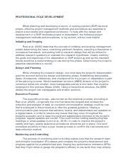 Effective Project Management For DNP Doctoral Projects Course Hero