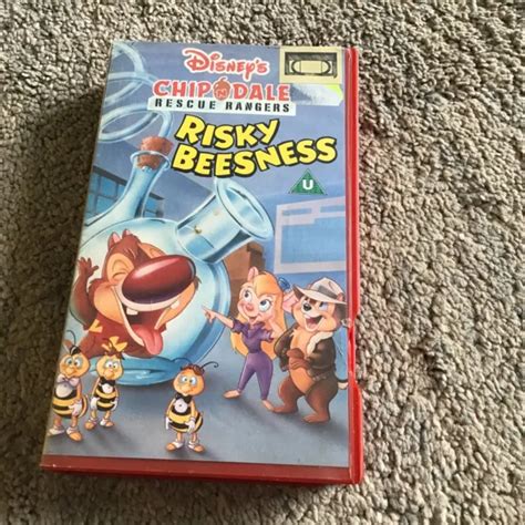 Disneys Chip N Dale Rescue Rangers Risky Beesness Vhs Video £250