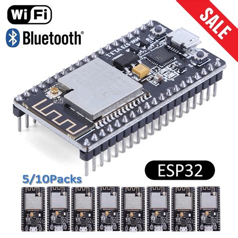 5 10Packs ESP32 ESP 32S ESP WROOM 32 WIFI Bluetooth Dual Core