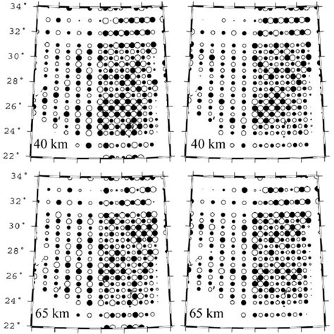 Plan Views Of The Checkerboard Resolution Tests Crts For The P And S