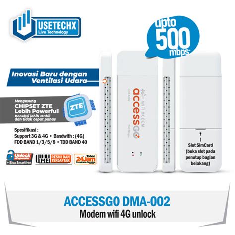 Jual Usb Modem Wifi 4g Lte Accessgo Dma 002 All Operator Smartfren