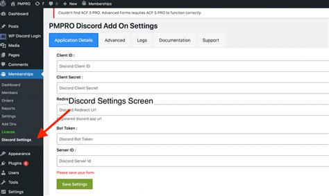 Step By Step Documentation Guide On How To Connect Pmpro And Discord Server Using Discord Addon