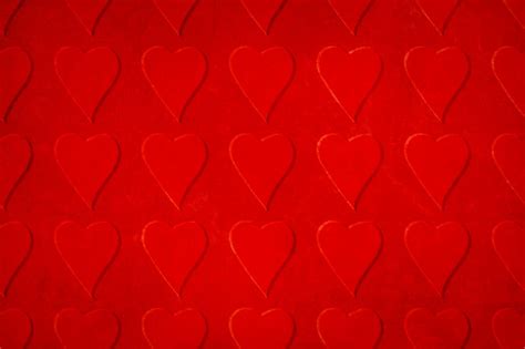 사랑 테마 발렌타인 데이 결혼 기념일 축하 빨간 적갈색 컬러 수평 3 차원 3d 반 완벽 한 작은 심장 패턴 모든 생생한 배경 또는 벡터 배경 벽지의 그런지가 매끄럽지