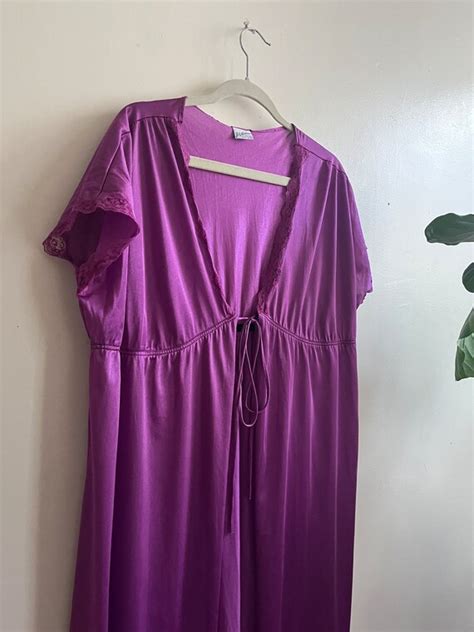 Vintage S Chest Tie Nightgown Jill Andrea XXXL Gem