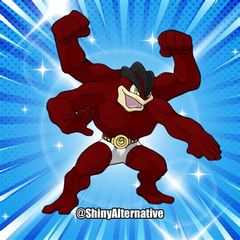 Machamp Shiny By Hboruno On Deviantart