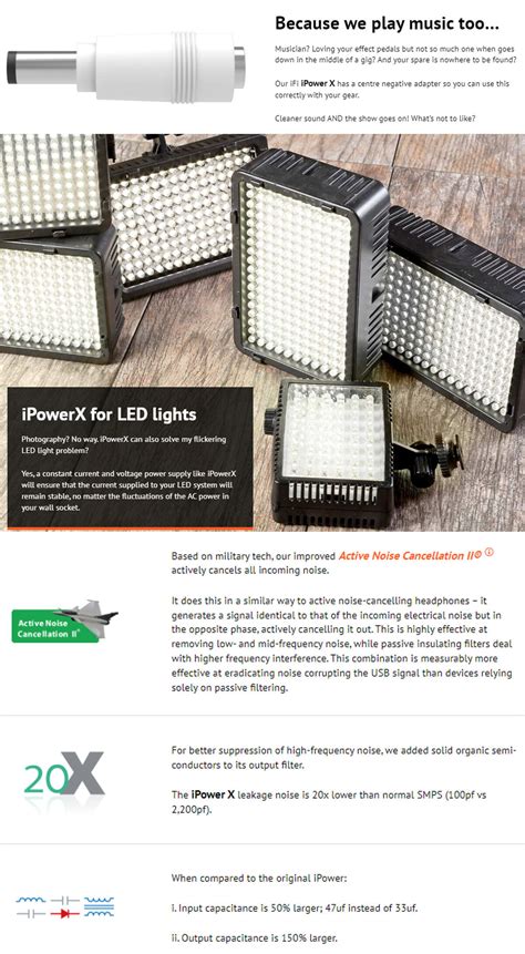 IFi IPower X Low Noise Power Supply DC Adapter Active Noise Cancellation II MSL Digital Online