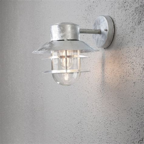 Konstsmide Modena Helsingborg IP44 Outdoor E27 Downwards Wall Light In