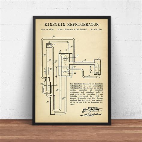 Albert Einstein Inventions Refrigerator