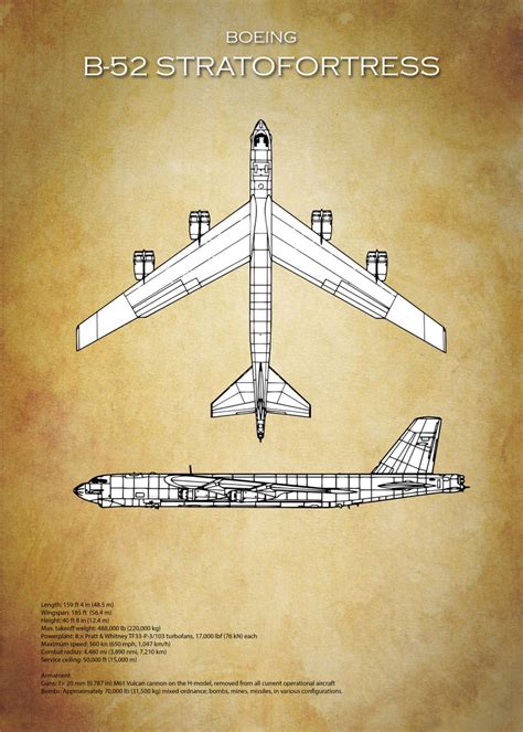 Boeing B 52 Blueprints