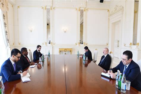 President Ilham Aliyev Receives Secretary General Of Inter