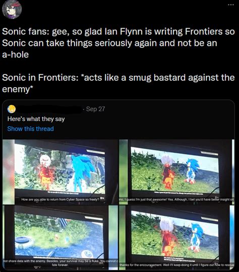 Dark Age Fans When We Dont Praise Sonic 06 Rsonicthehedgejerk